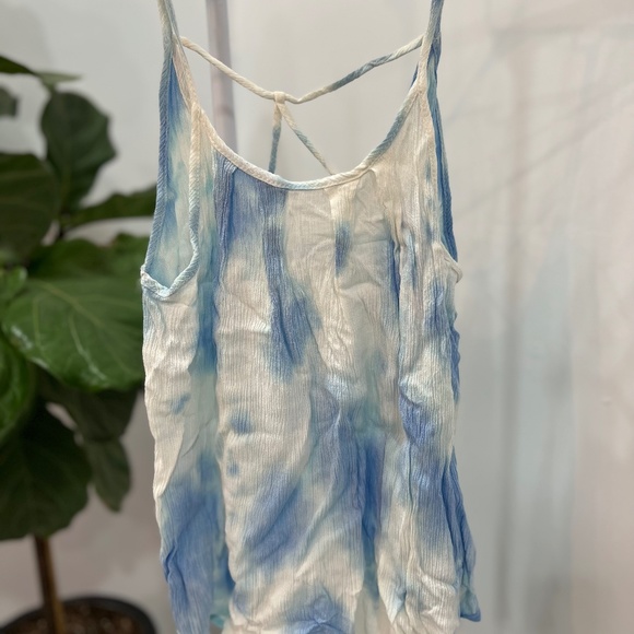 Tops | String Back Tiedye Tank | Poshmark